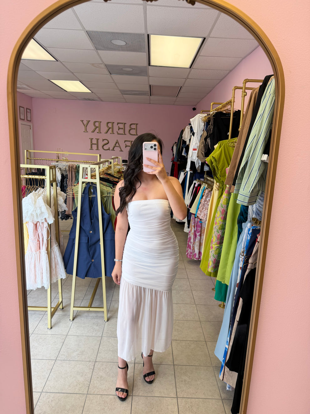 Daphne White Dress – Berry Fash Boutique